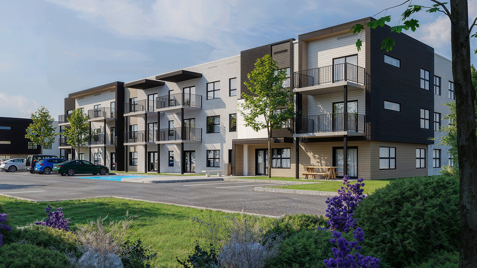 Modern Apartments at District 55 in Trois-Rivières | Groupe Robin